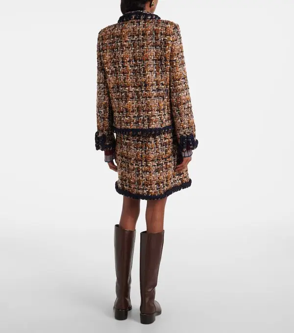 Etro Paisley Tweed Blazer