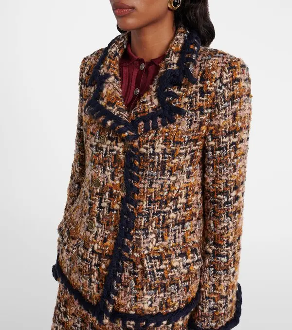 Etro Paisley Tweed Blazer