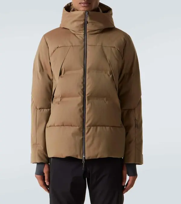 Sease Nordend Wool-blend Down Jacket - Brown