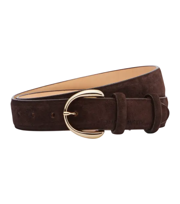 Magda Butrym Suede Belt - Brown