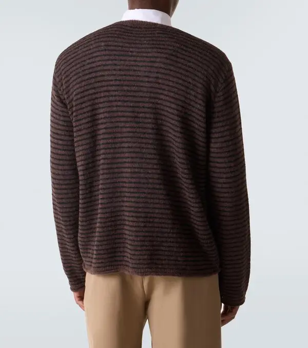 Our Legacy Rigid Popover Alpaca-blend Sweater - Multicoloured