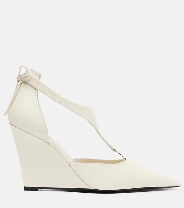 Coperni Leather Wedge Pumps