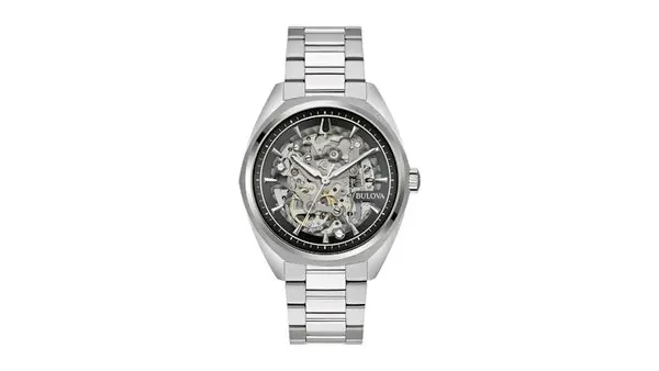 Bulova Skeleton Watch - Stainless Steel
