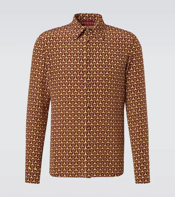 Gucci Printed Silk Shirt