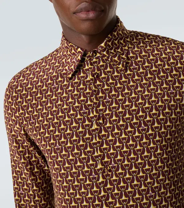 Gucci Printed Silk Shirt
