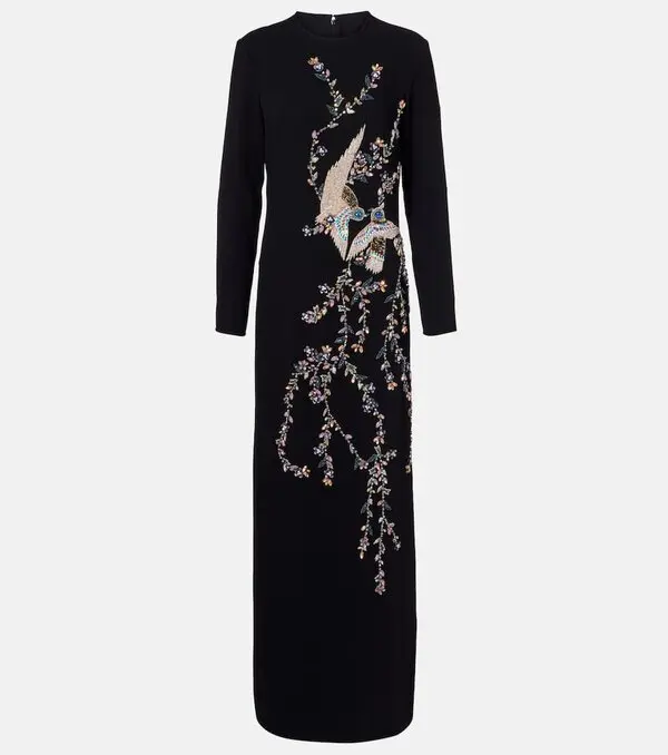 Costarellos Embellished Gown
