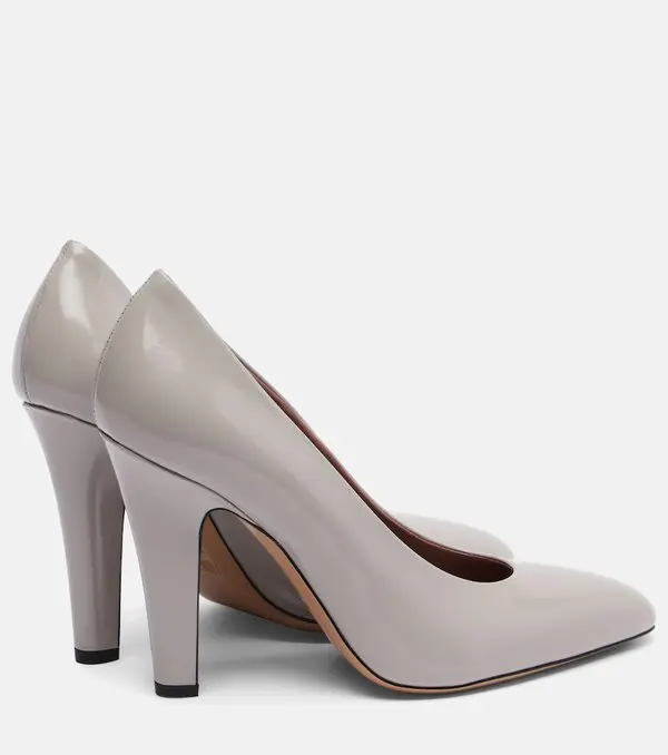 Paris Texas Elsa 100 Leather Pumps - Grey
