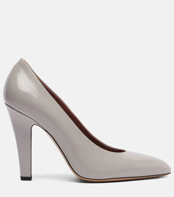 Paris Texas Elsa 100 Leather Pumps - Grey
