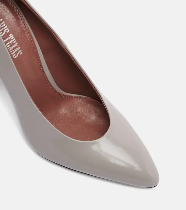 Paris Texas Elsa 100 Leather Pumps - Grey