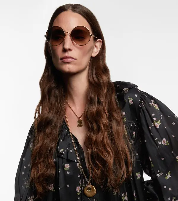 Chloé Aly Round Sunglasses