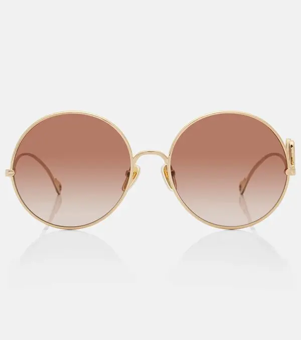 Chloé Iconic Round Sunglasses - Gold