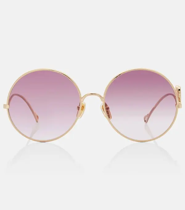 Chloé Iconic Round Sunglasses - Gold