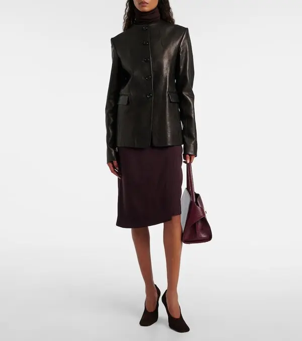 Victoria Beckham 100 Suede Pumps - Brown