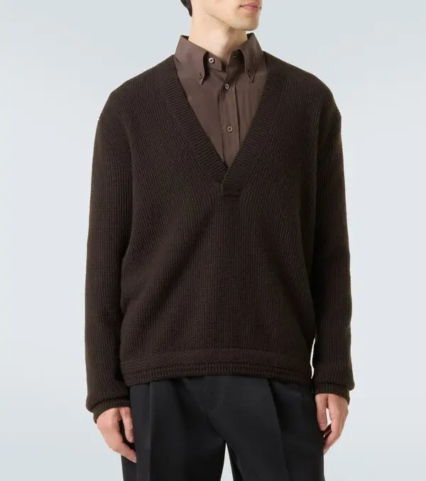 Zegna Cashmere V-neck Sweater