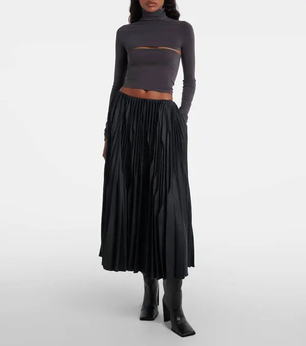 Alaïa Cropped Cutout Top