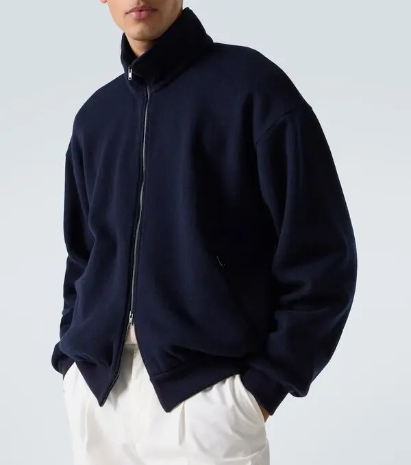 THE ROW Cashmere And Cotton Bomber Jacket
