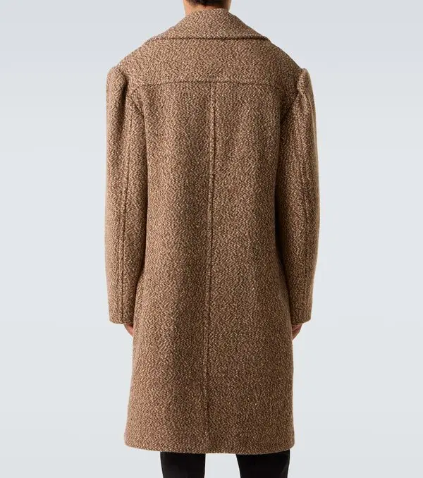 Dries Van Noten Double-breasted Wool-blend Coat