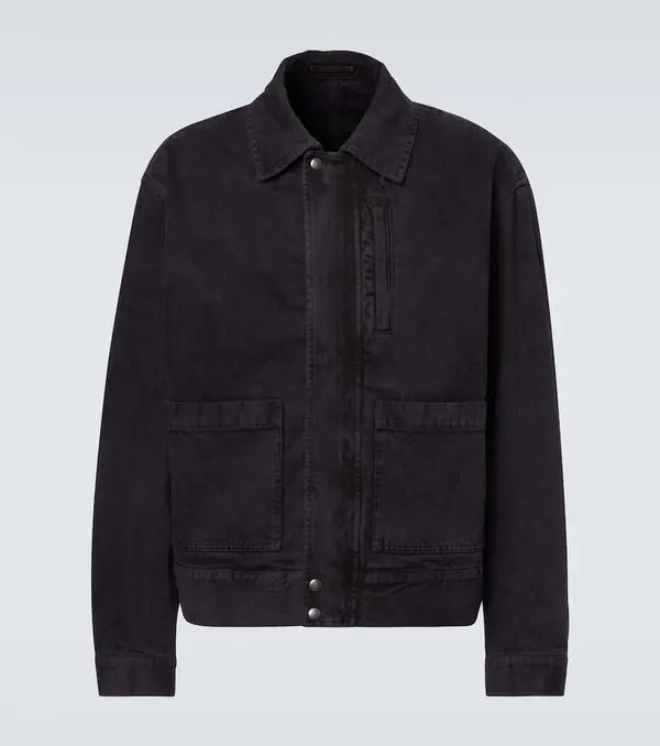 Dries Van Noten Denim Bomber Jacket