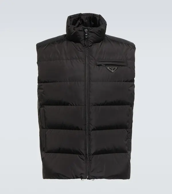 Prada Re-nylon Padded Vest - Black