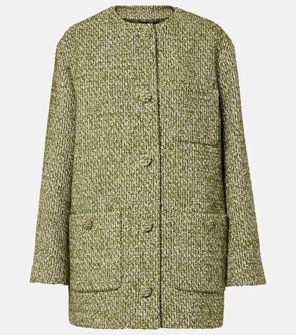 Gucci Cotton And Wool-blend Bouclé Coat