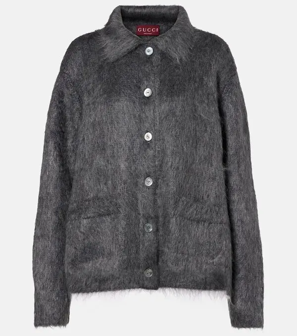 Gucci Mohair-blend Cardigan