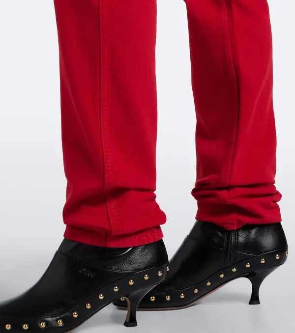 Chloé High-rise Slim Jeans - Red