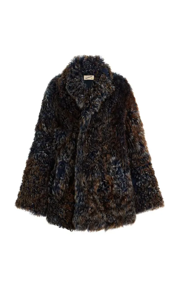 SANDERLAK Shearling Coat - Multi