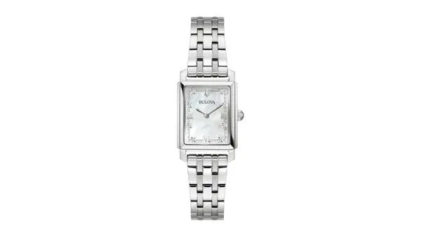 Bulova Diamond Watch - Stainless Steel