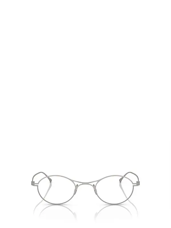 Giorgio Armani Oval Eyeglasses - Silver