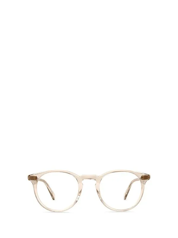 MR. LEIGHT Round Frame Eyeglasses - Dune-white Gold