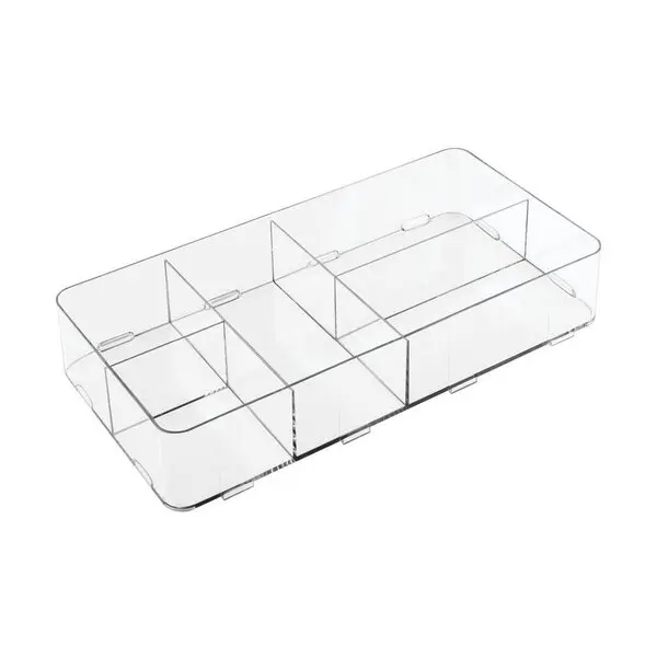 IDESIGN Clarity Interlocking Drawer Organizer - One-color