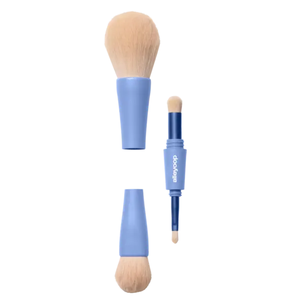ALLEYOOP Overachiever 4-in-1 Makeup Brush Set - One-color