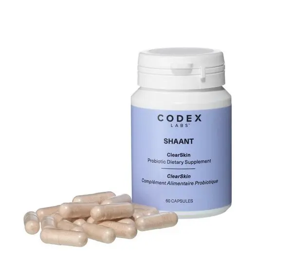 CODEX LABS Shaant Clear Skin Probiotic Supplement 2.0 - One-color