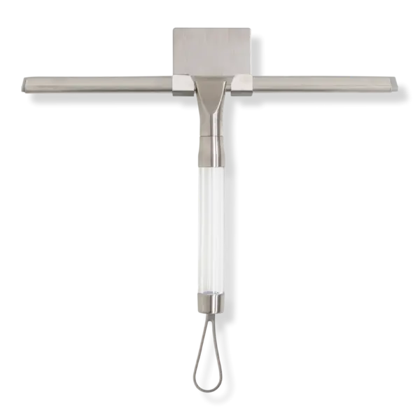 ZADRO Shower Squeegee With Hanging Loop And Wall Mount - Clear