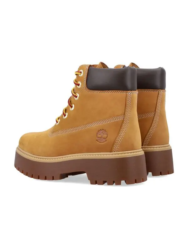 Timberland Stone Street 6-inch Waterproof Leather Platform Boots - Brown