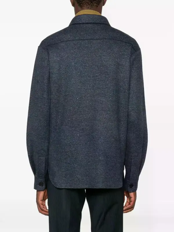 Harris Wharf London Buttoned Shirt Jacket