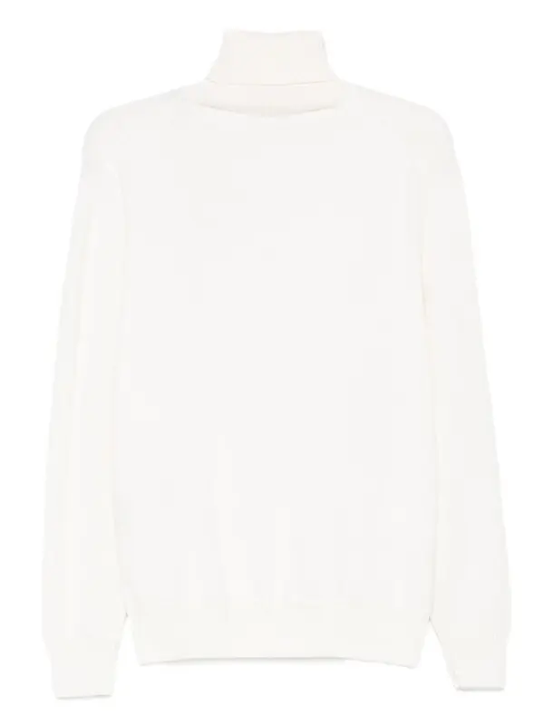 Paul & Shark Turtleneck Sweater - White