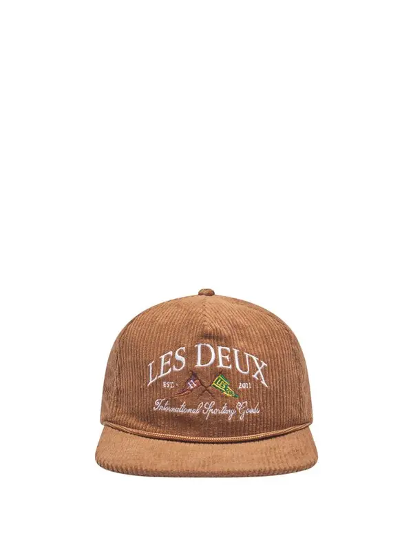 LES DEUX Ivy League Baseball Cap - Brown