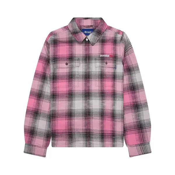 AWAKE NY Flannel Zip Shirt