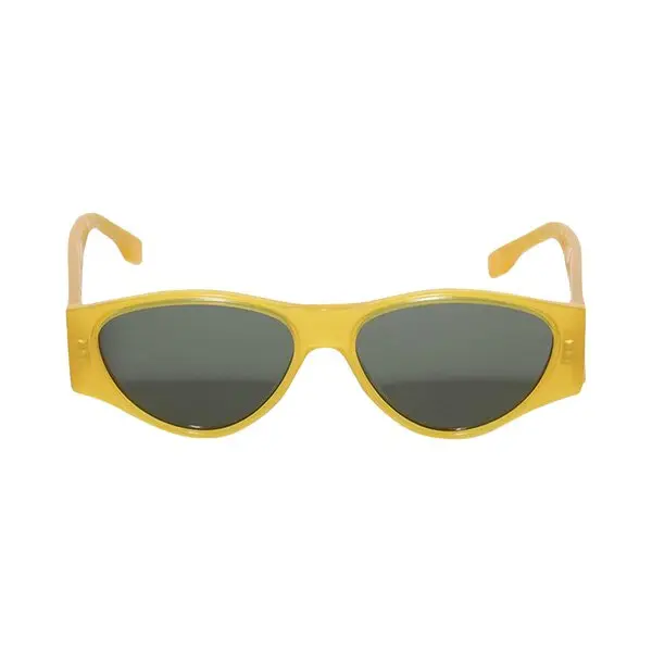Fendi Ff Square Frame Sunglasses - Yellow