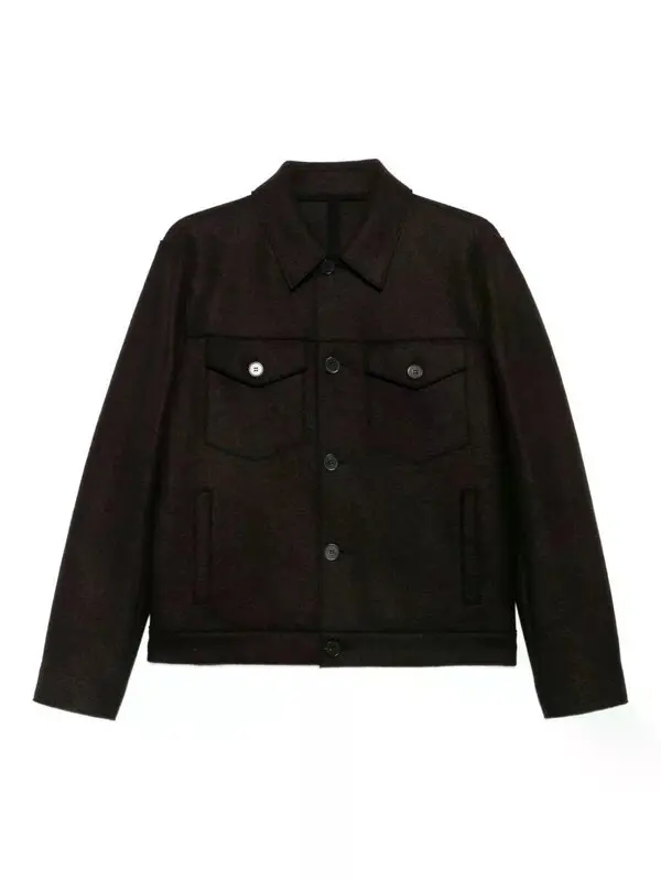 Harris Wharf London Buttoned Chest-pocket Jacket