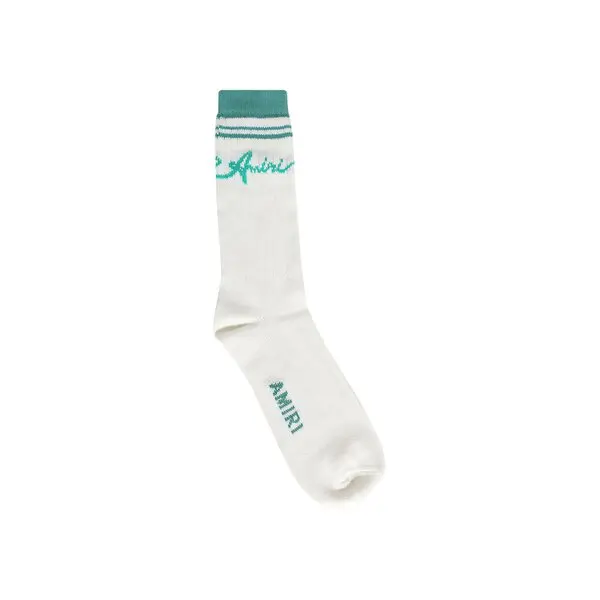 Amiri Wave Socks - Blue
