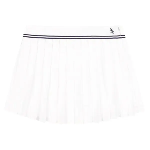 SPORTY & RICH Src Logo Abigail Skirt - White