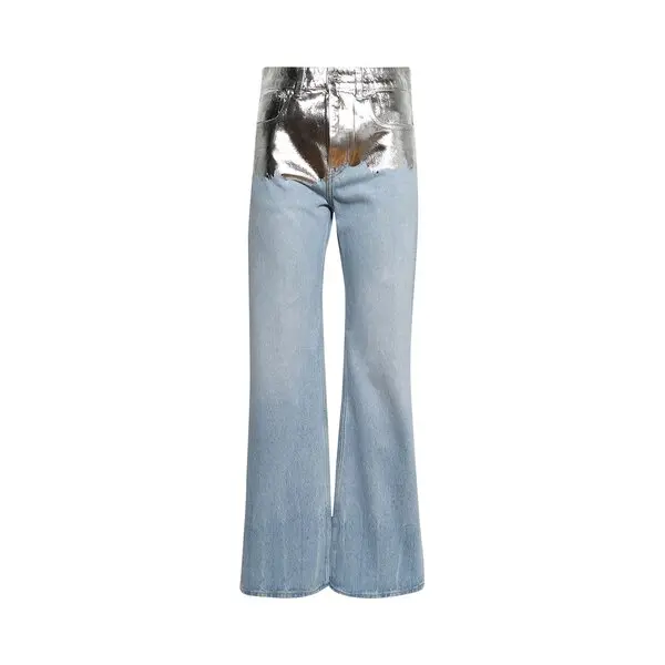 Rabanne Metallic Detailing Jeans