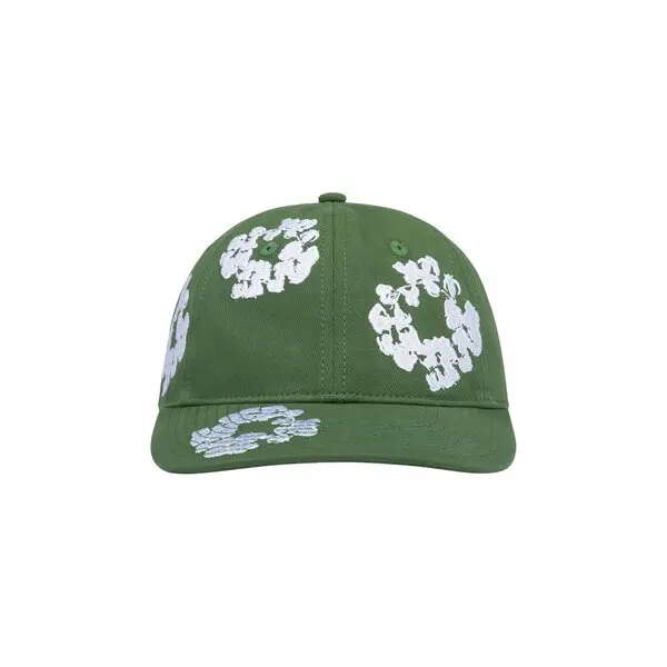 DENIM TEARS Cotton Wreath Cap - Green