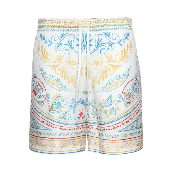 Casablanca Printed Drawstring Shorts