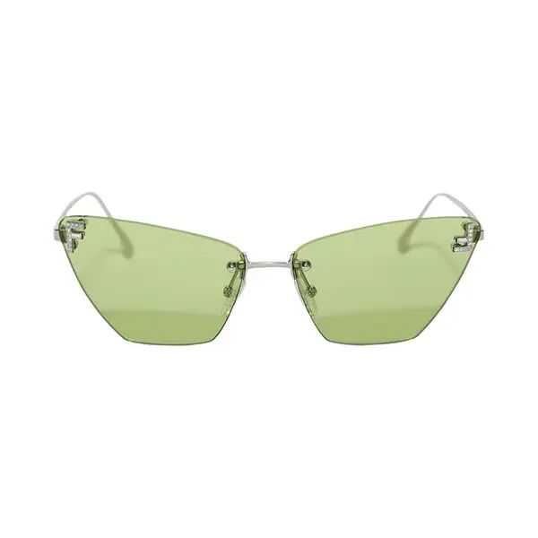 Fendi First Crystal Sunglasses - Silver