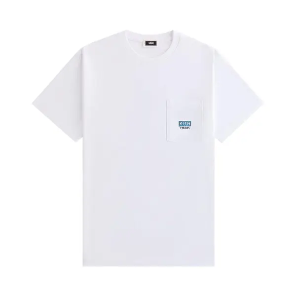Kith Treats Swirling Live Tour Vintage Pocket Tee - White