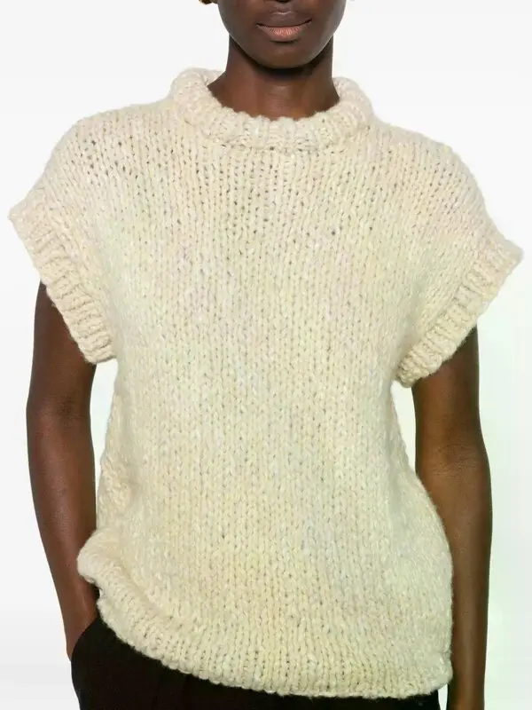 CASEY CASEY Round-neck Knitted Top