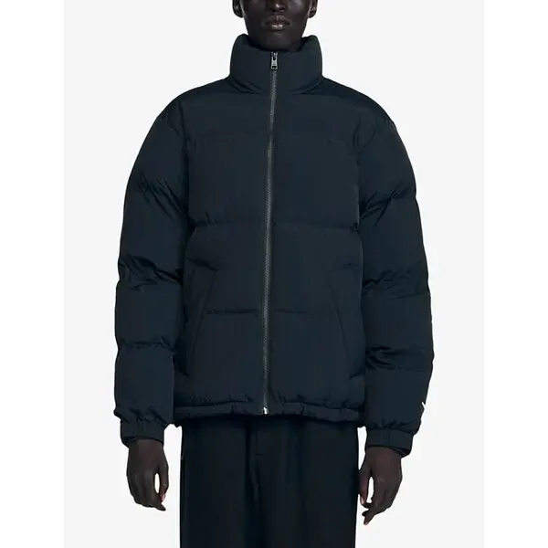 Sandro High-neck Puffer Jacket - Black
